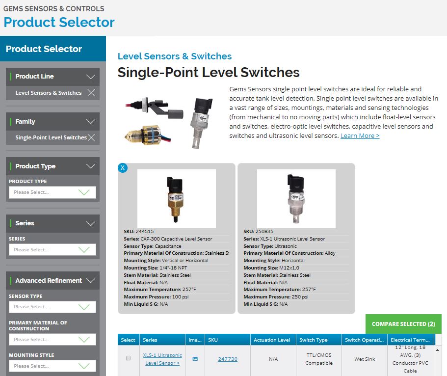 Introducing the new GemsSensors.com | Gems Sensors