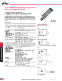 Pressure Transducers | Gems Sensors