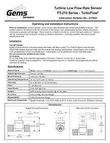 FT-210, 212465 | Gems Sensors