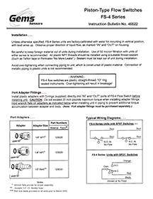 FS-4, 122340 | Gems Sensors