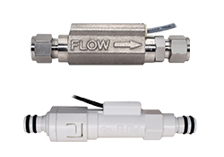 Piston Type Inline Gems Sensors FS-480 Series Stainless Steel 316 Flow ...
