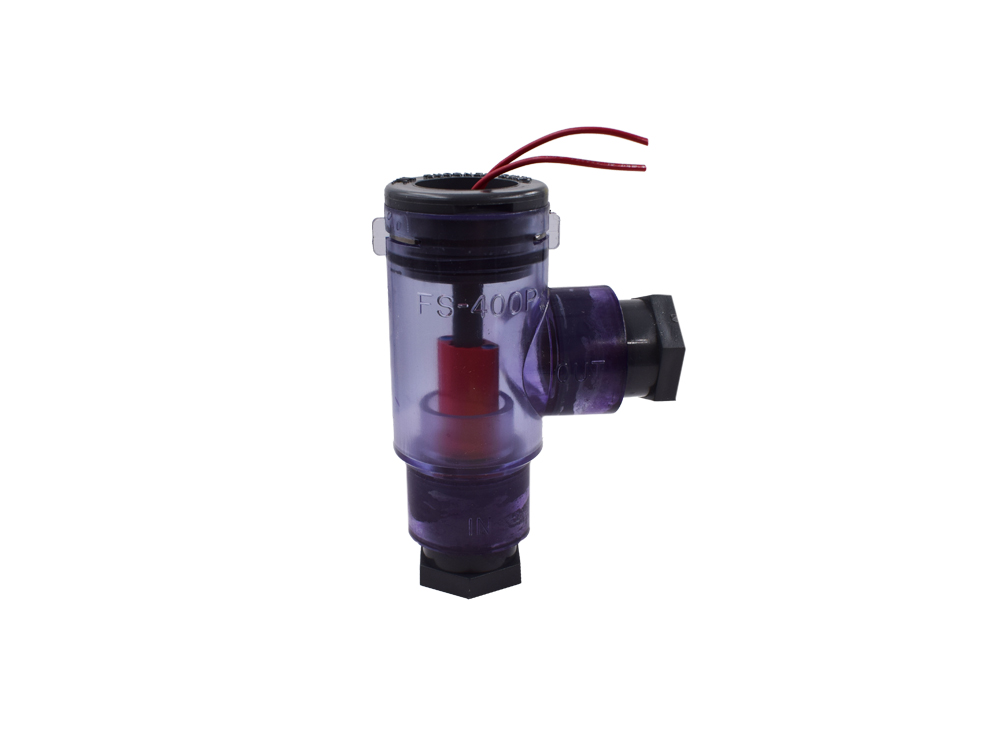 Flow Sensors Shuttle Type 1 IPS Gems Sensors FS-400P Series PVC Flow ...